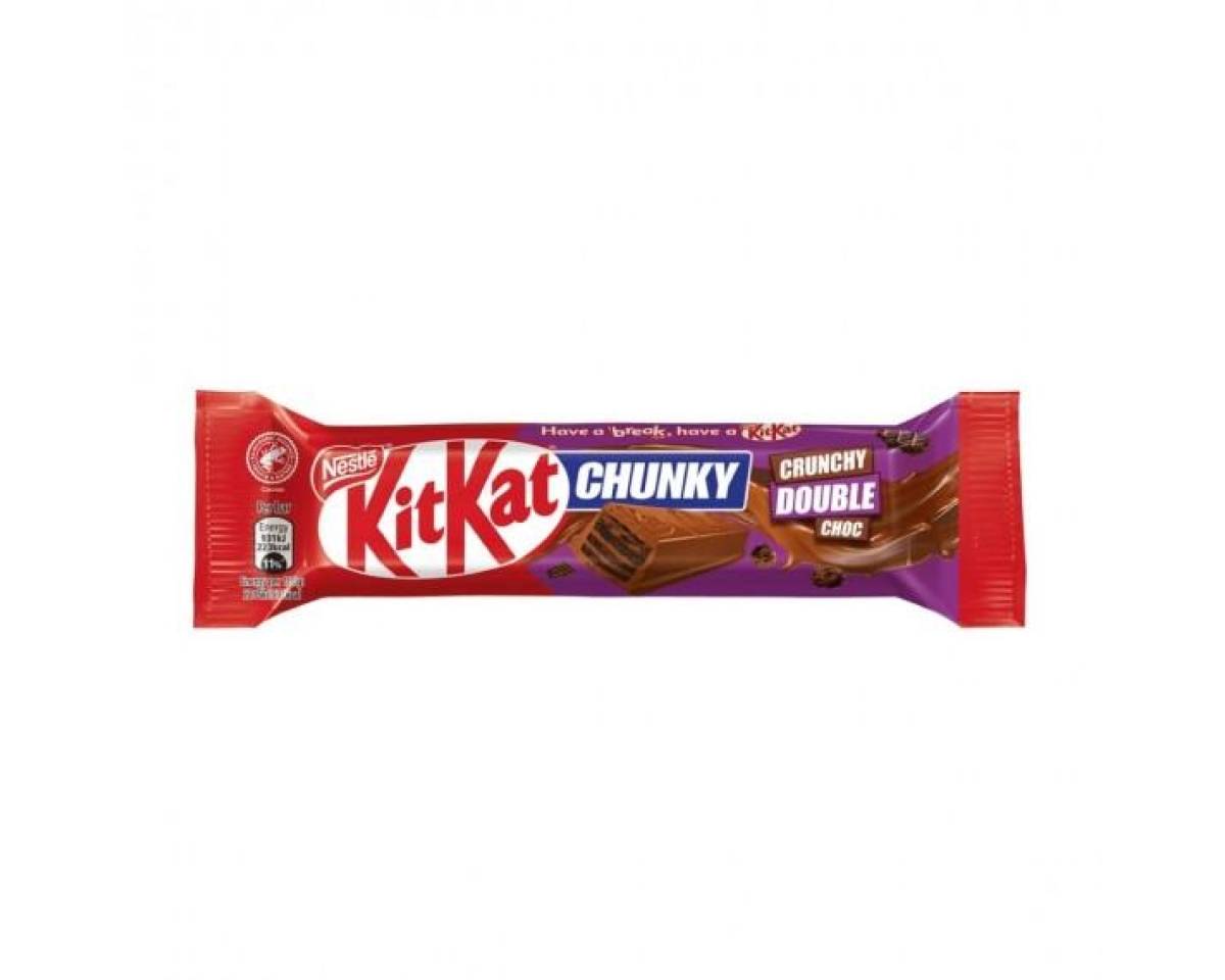 Kit Kat - Chunky double choco x24 - Barres chocolatées - Alimentation