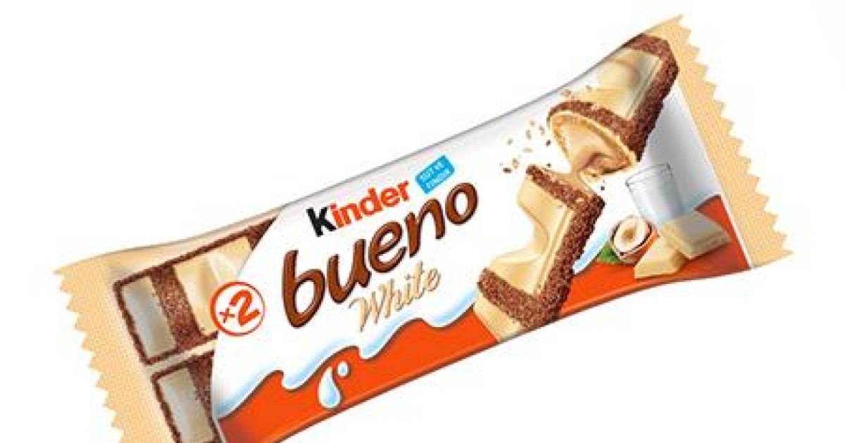 Kinder Bueno White x15 - Barres chocolatées - Alimentation