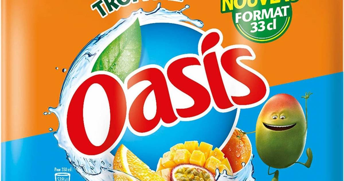 Oasis - Tropical Slim - Canette 33cl. SLIM - Boissons
